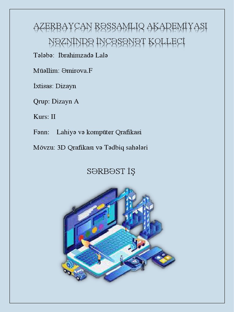 Üçölçülü Qrafika | PDF