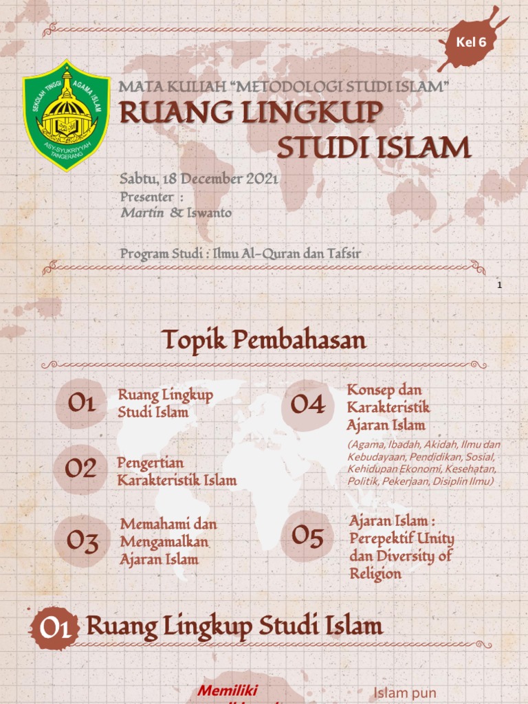 Ruang Lingkup Metodologi Studi Islam | PDF | Agama & Spiritualitas