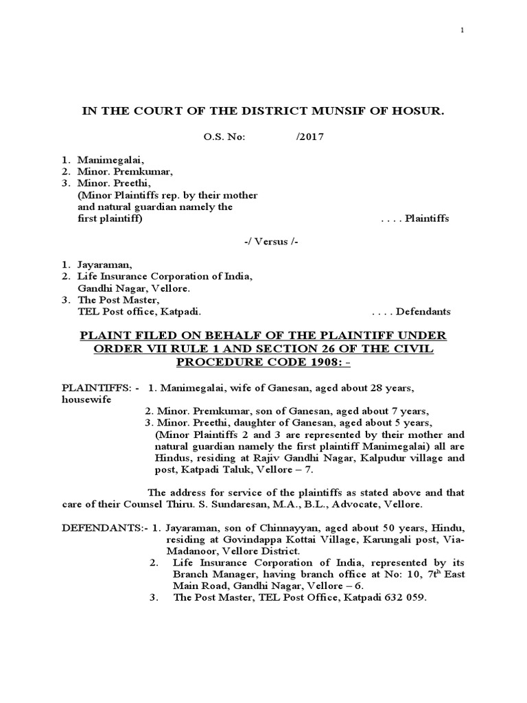 Declaration Suit DMC | PDF | Lawsuit | Justice