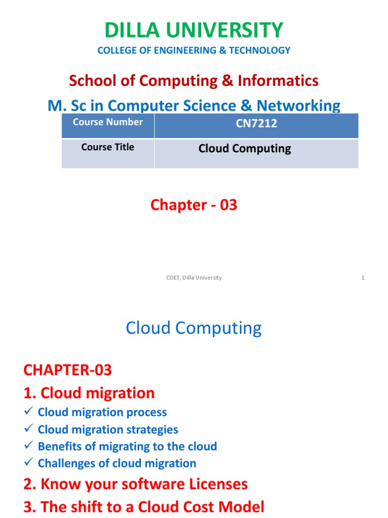 Cloud Chap03 Handouts | PDF | Cloud Computing | Computing Cloud Chap03 Handouts | PDF | Cloud Computing | Computing