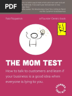 The Mom Test | PDF
