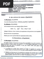 Deux Devoire Surveillée 2eme Bac PC Avec Correction Prof El Badaoui | PDF
