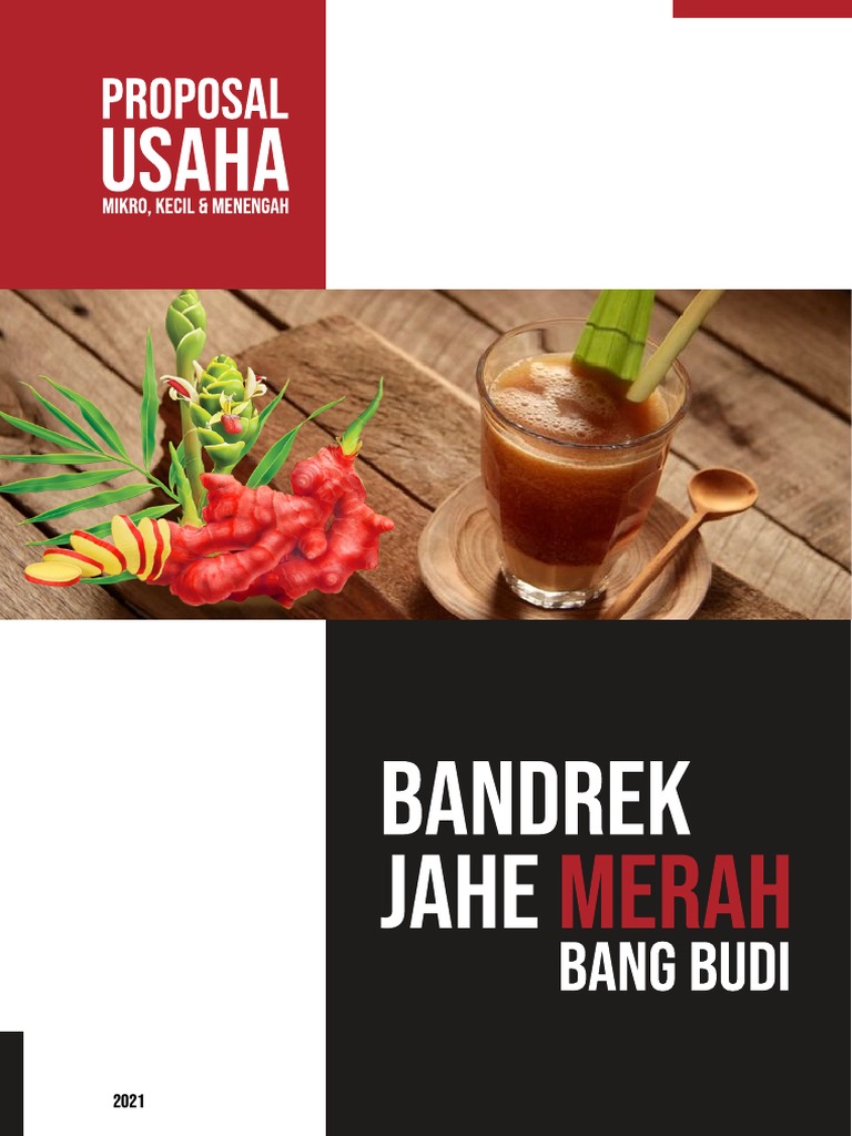 Proposal Bandrek Jahe Merah | PDF