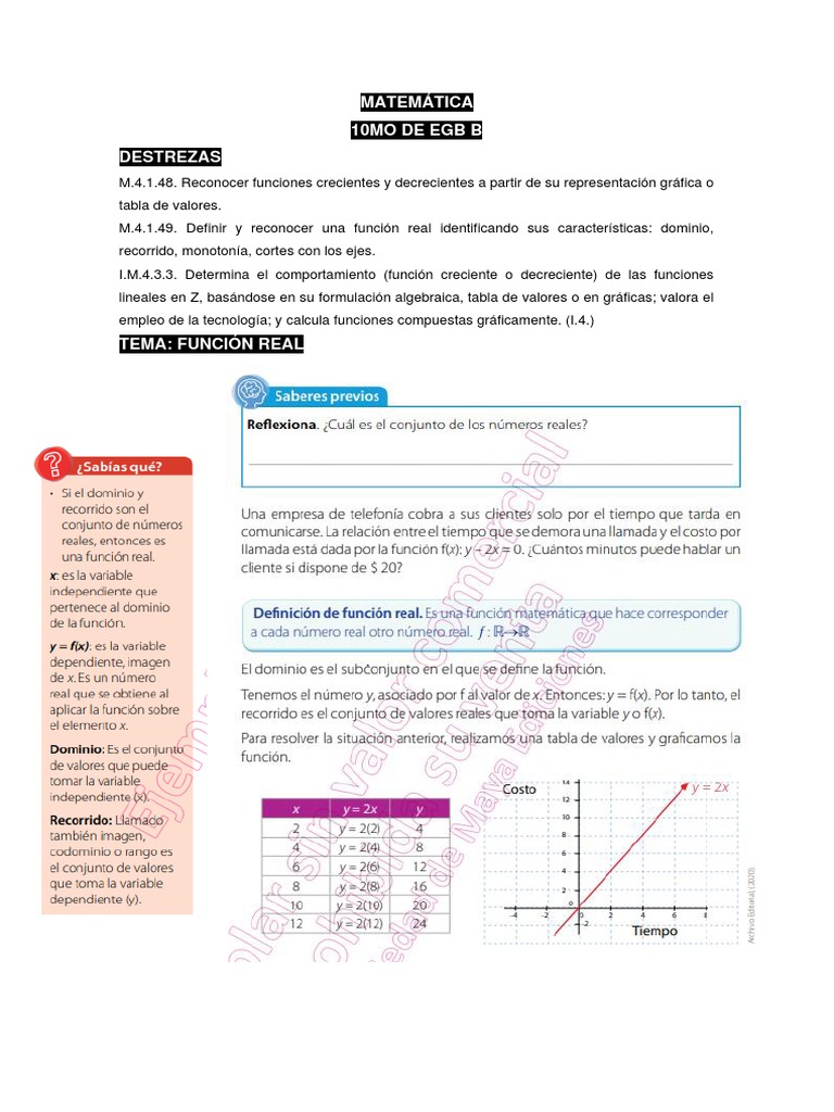 Matematica 10mo Egb. s7 | PDF | Tecnología