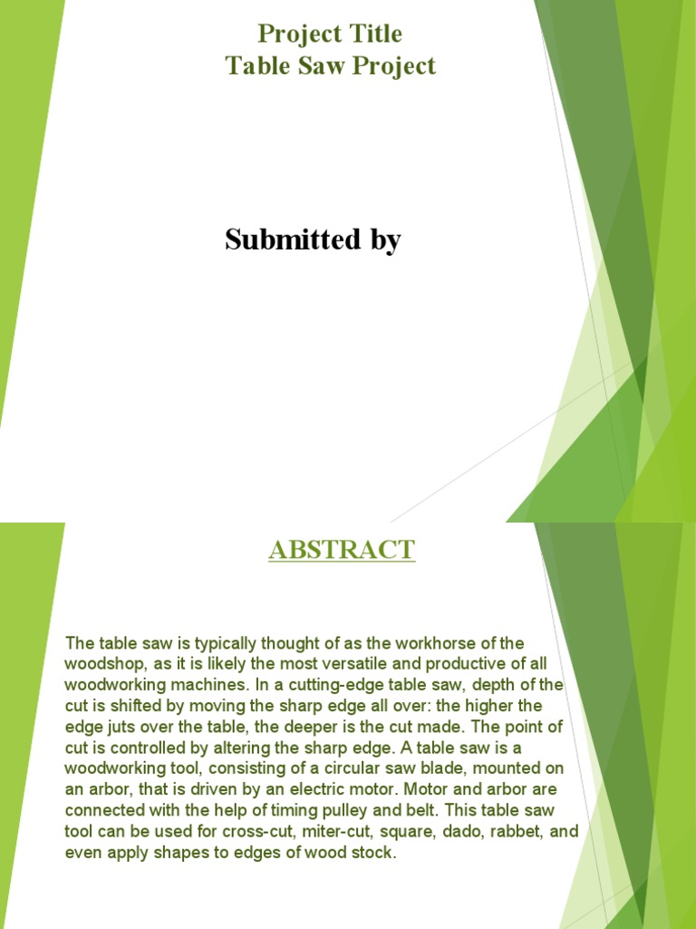 Mini Table Saw Project | PDF | Axle | Belt (Mechanical)