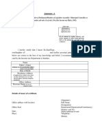Form No. 26A: Accountant Certificate | PDF | Taxation | Payments
