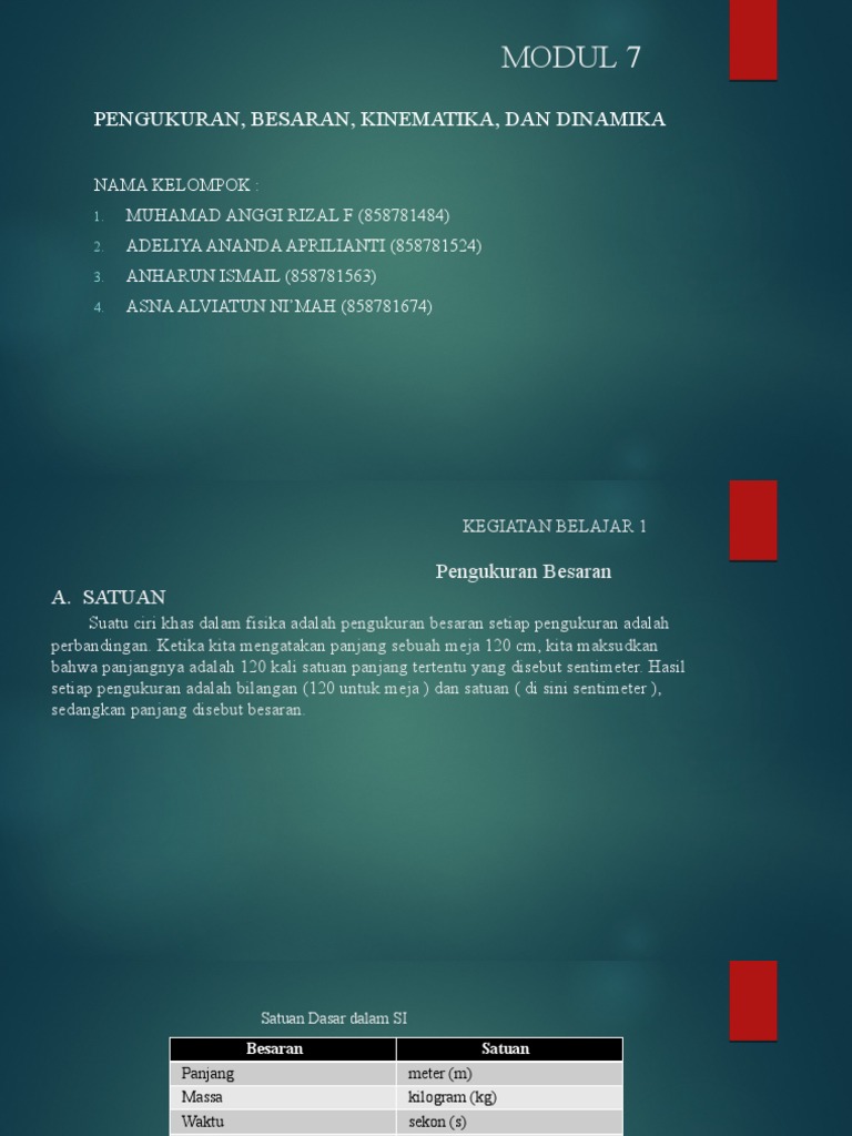 MODUL 7 Tugas IPA | PDF