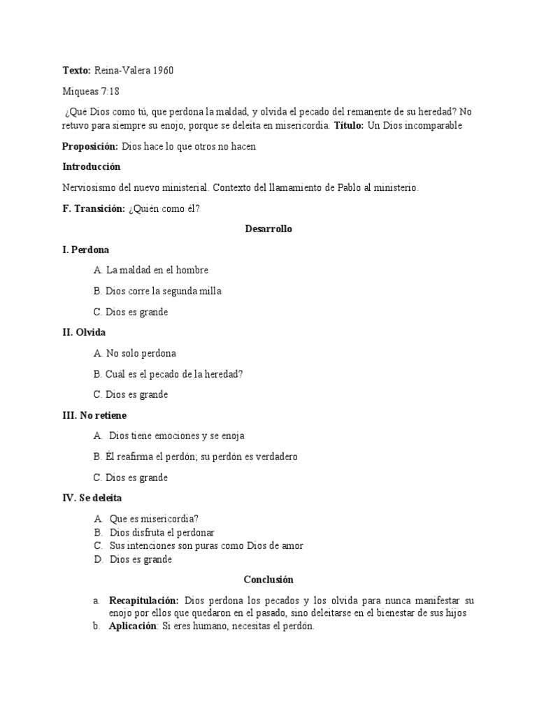 Bosquejo Expositivo II | PDF