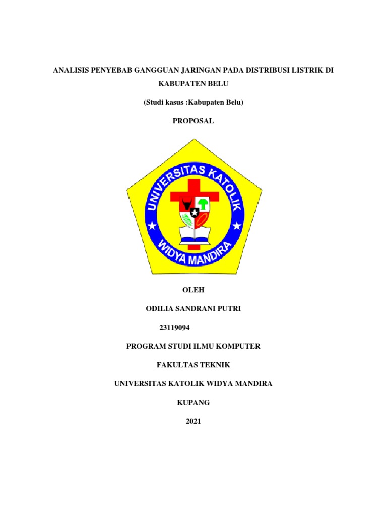 Contoh Proposal - Sandrani Putri | PDF