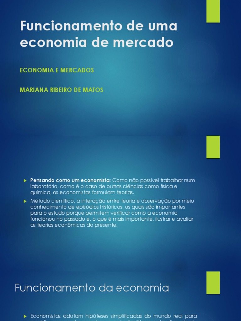 Cap. 2 Funcionamento de Uma Economia de Mercado | PDF | Economia ...