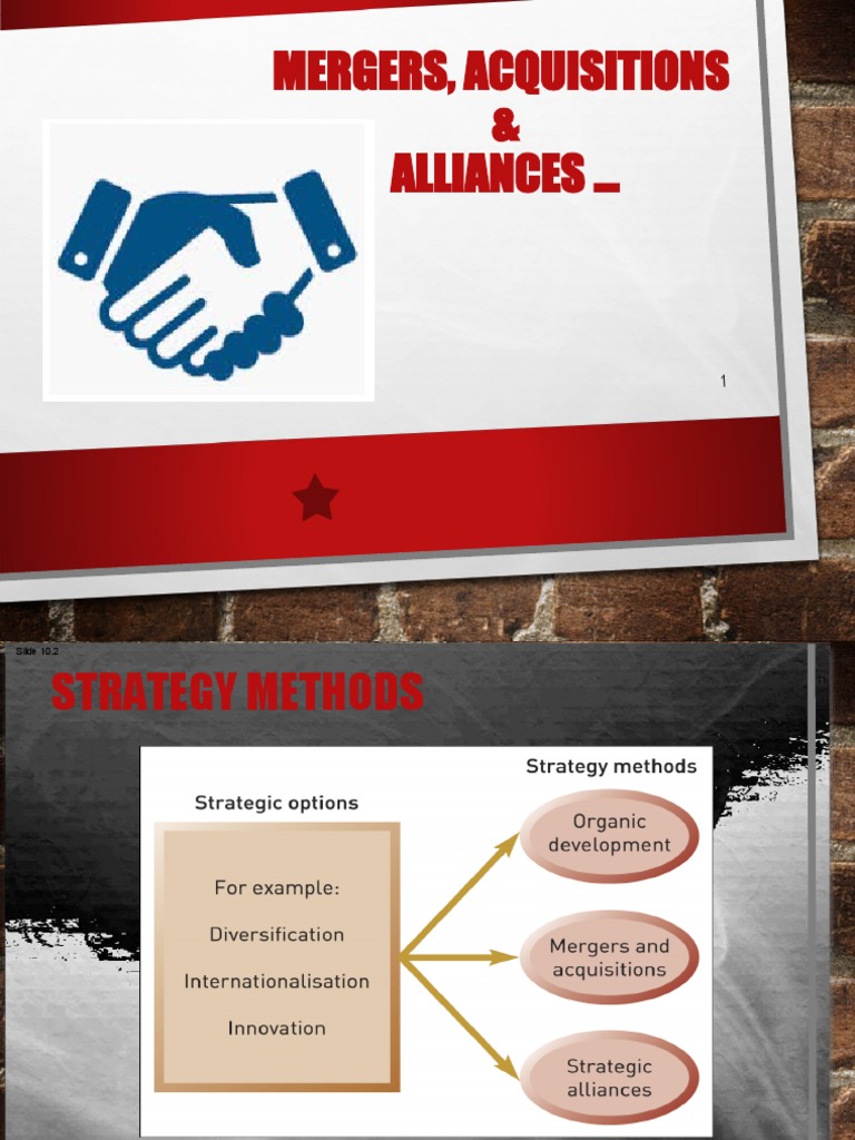 Mergers, Acquisitions & Alliances - Unit 09 | PDF | Mergers And ... Mergers, Acquisitions & Alliances - Unit 09 | PDF | Mergers And ...