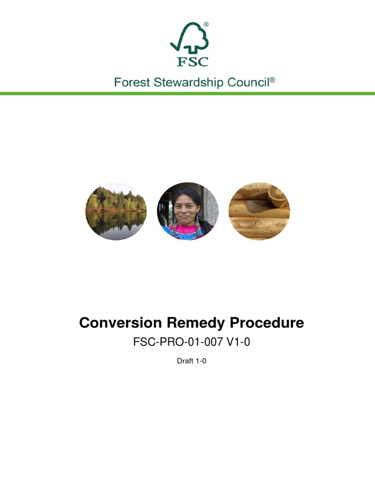 FSC-PRO-01-007 V1-0 D1-0 EN - Conversion Remedy Procedure | PDF ...