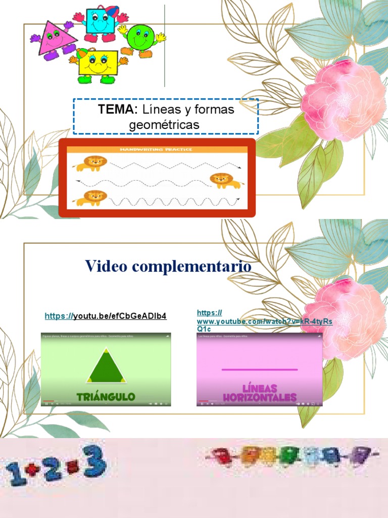 Lineas y Formas Geometricas - B | PDF | Curva | Línea (geometría)