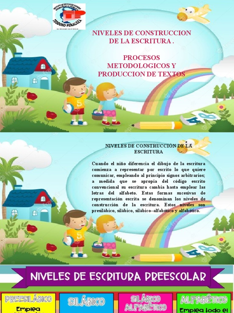 Niveles de Construccion de La Escritura | PDF | Escritura | Alfabeto