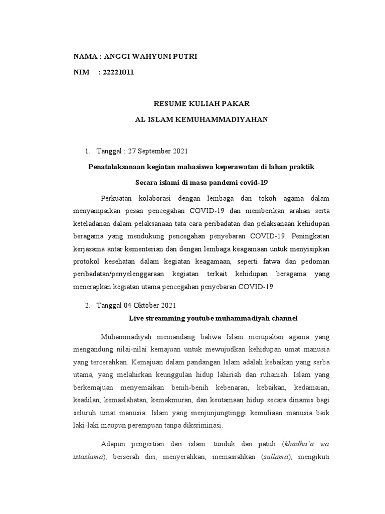 Anggi Wahyuni Putri - 22221011 | PDF