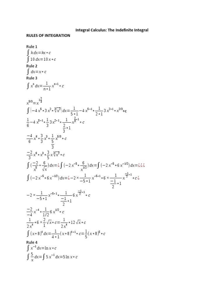 Note Integral Calculus - Math Ec-01122021 | PDF | Calculus ...