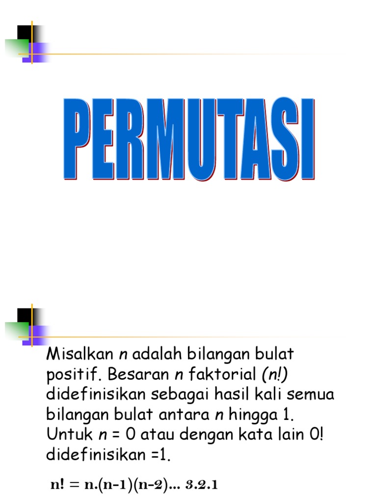 Permutasi Dan Kombinasi . | PDF