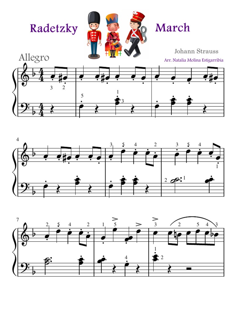 March March Radetzky Radetzky: Allegro | PDF | Compositions | Musical ...
