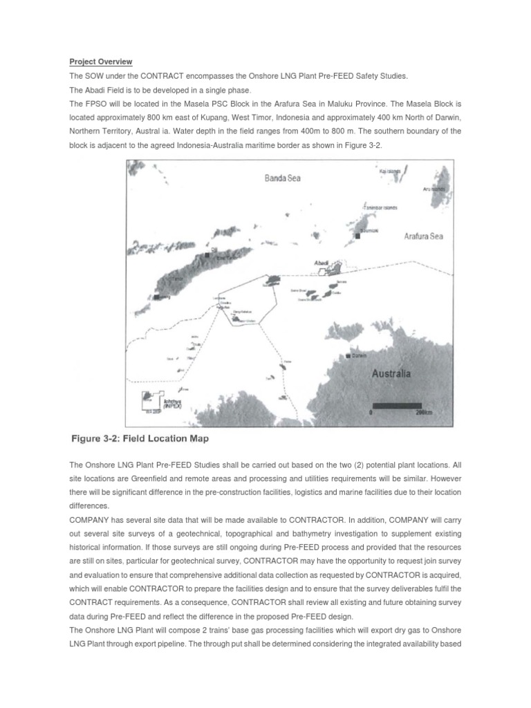 Inpex FPSO Towing Route Study Overview | PDF | Liquefied Natural Gas ...