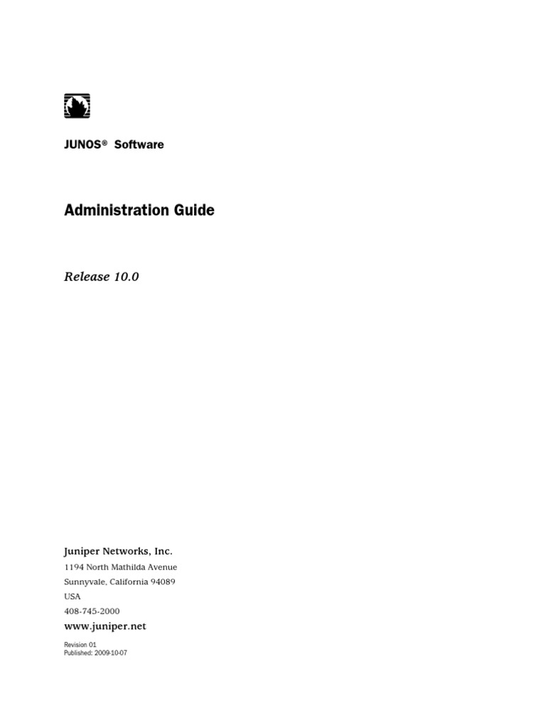 Junos Security Admin Guide | PDF | Command Line Interface | License