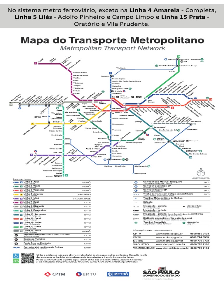 Mapa CPTM e Metro 2 cfbc5f7bc0 | PDF