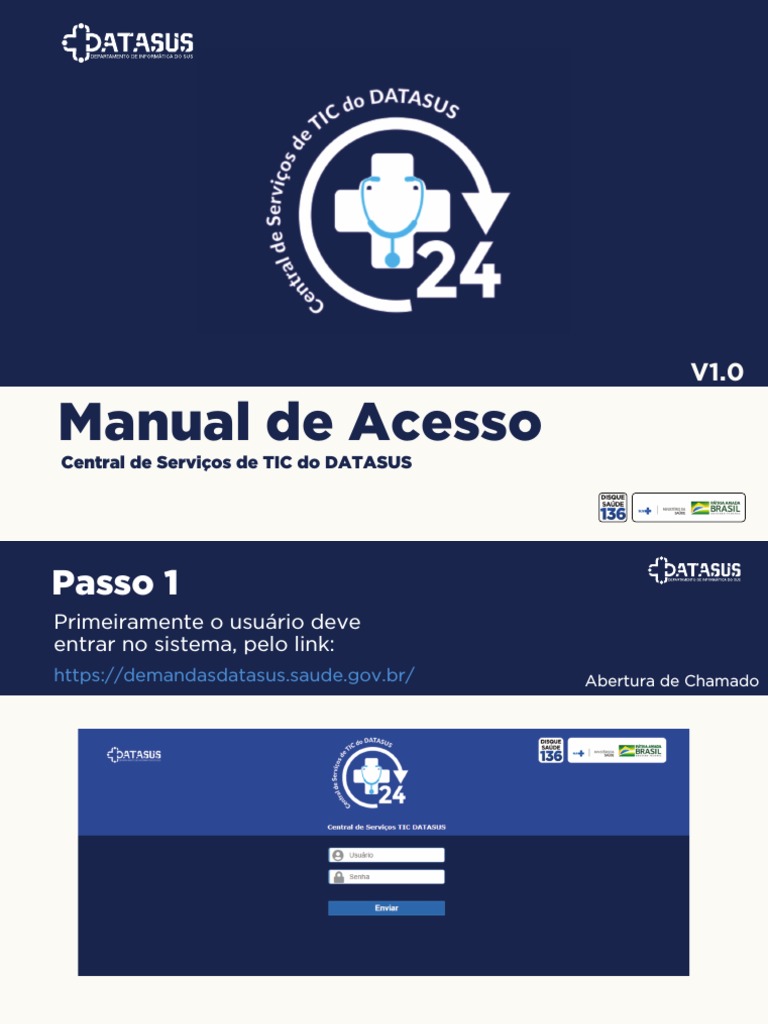 Acesso e Acompanhamento no DATASUS | PDF