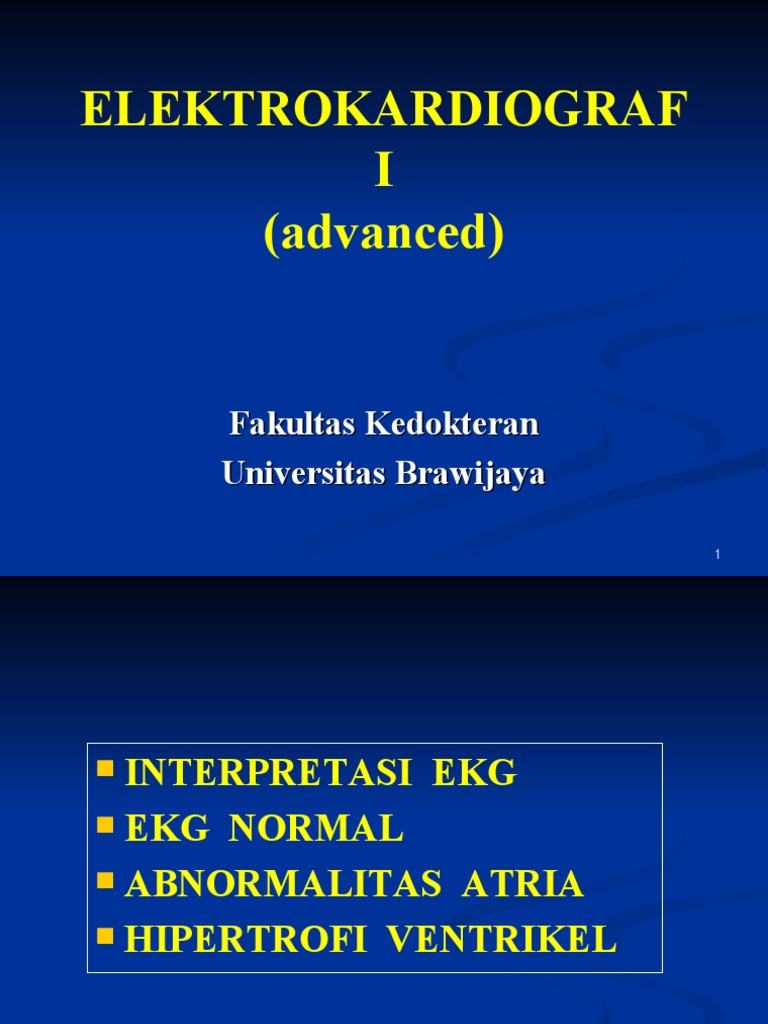 EKG Advanced | PDF