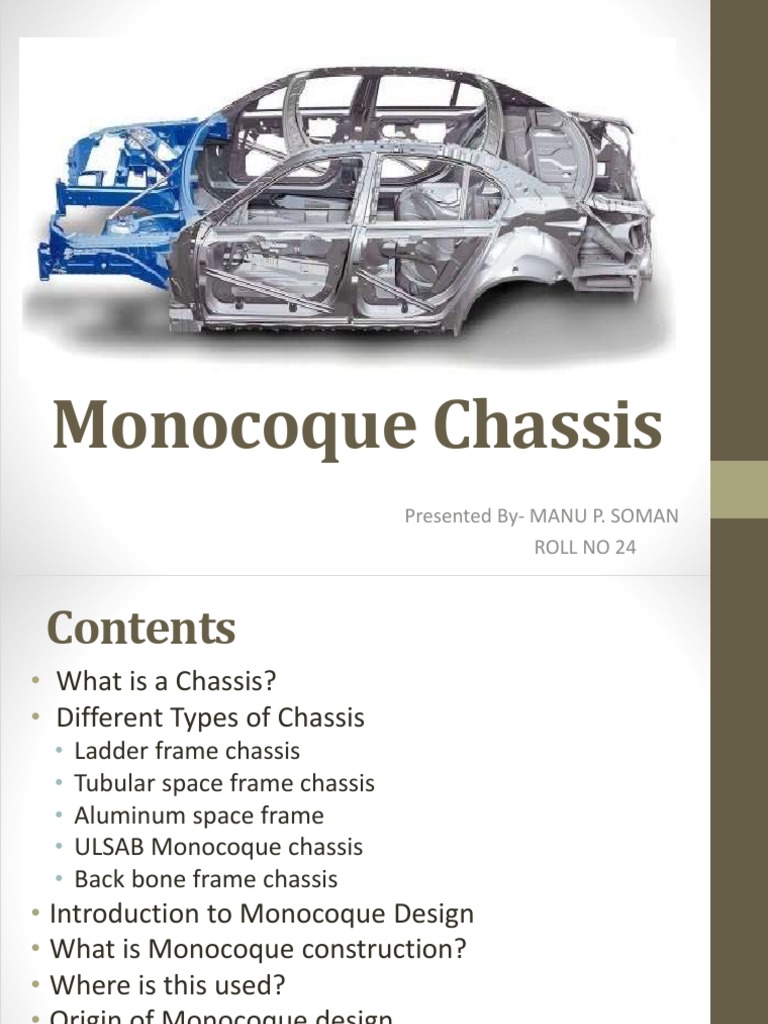 Monocoque Chassis | PDF | Vehicles | Motor Vehicle