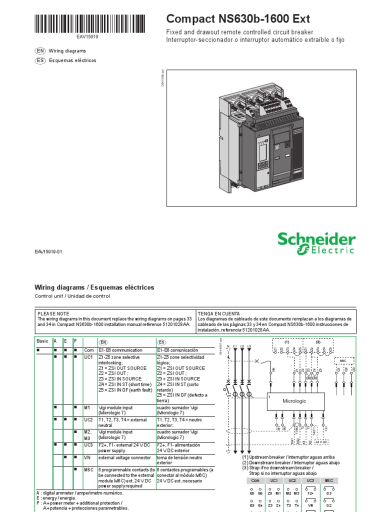 Compact NS630b-1600 Ext - Esquemas Eléctricos | PDF | Ingenieria ...