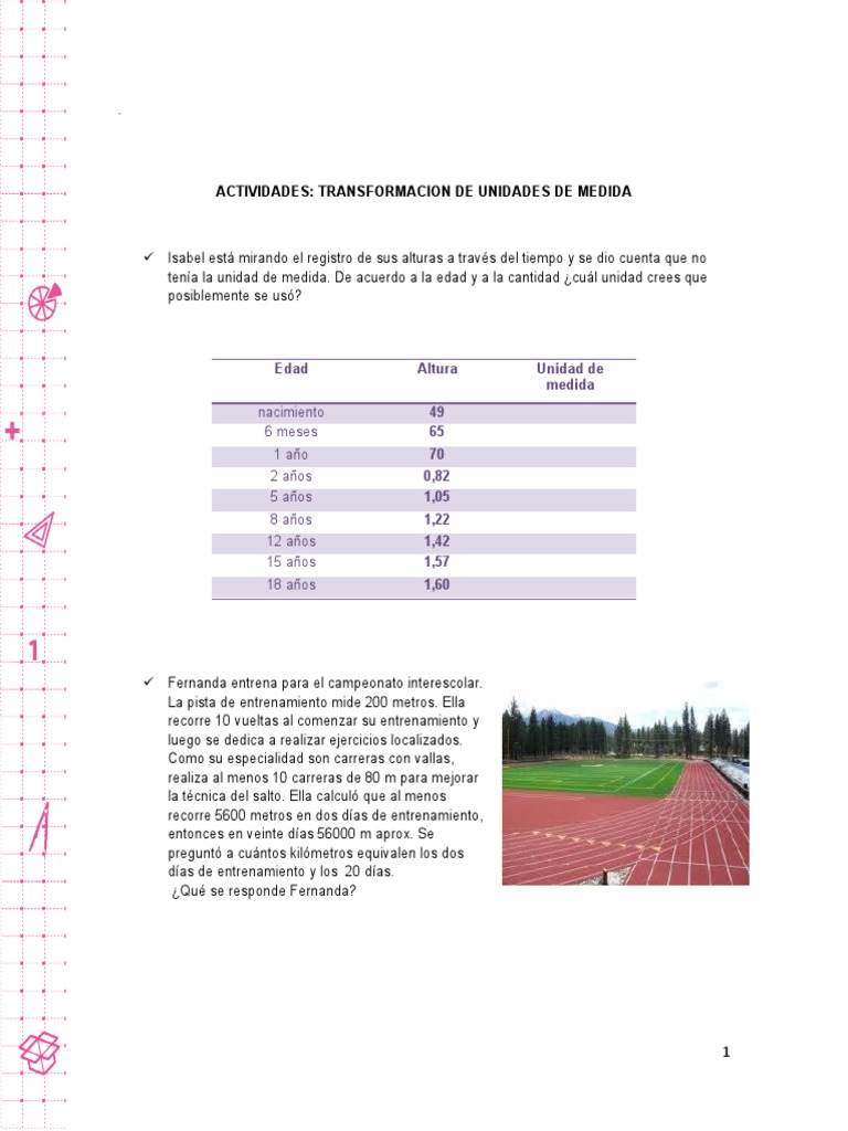 Guía Unidades de Medida II | PDF