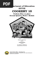 TLE TVL HE Cookery 9 12 - Module 1 | PDF | Stir Frying | Cooking