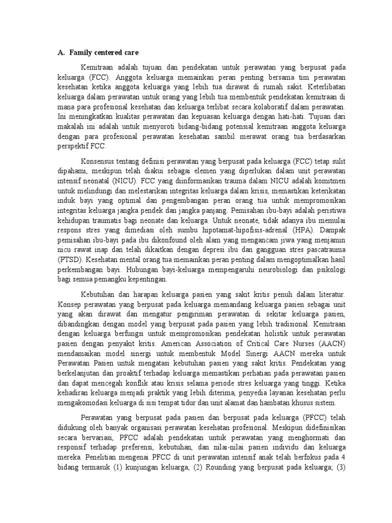 Family Centered Care | PDF