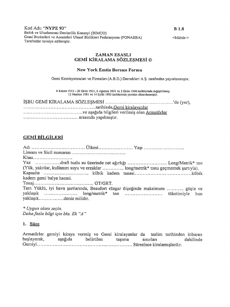 Nype 93 Turk | PDF