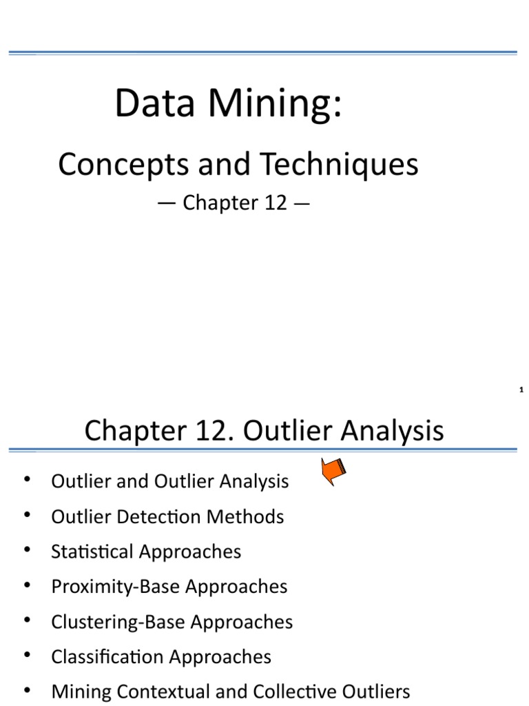 Data Mining:: Concepts and Techniques | PDF | Outlier | Cluster Analysis