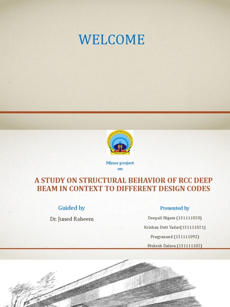 Deep Beam | PDF | Bending | Beam (Structure)