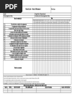 Check List Calandra | PDF