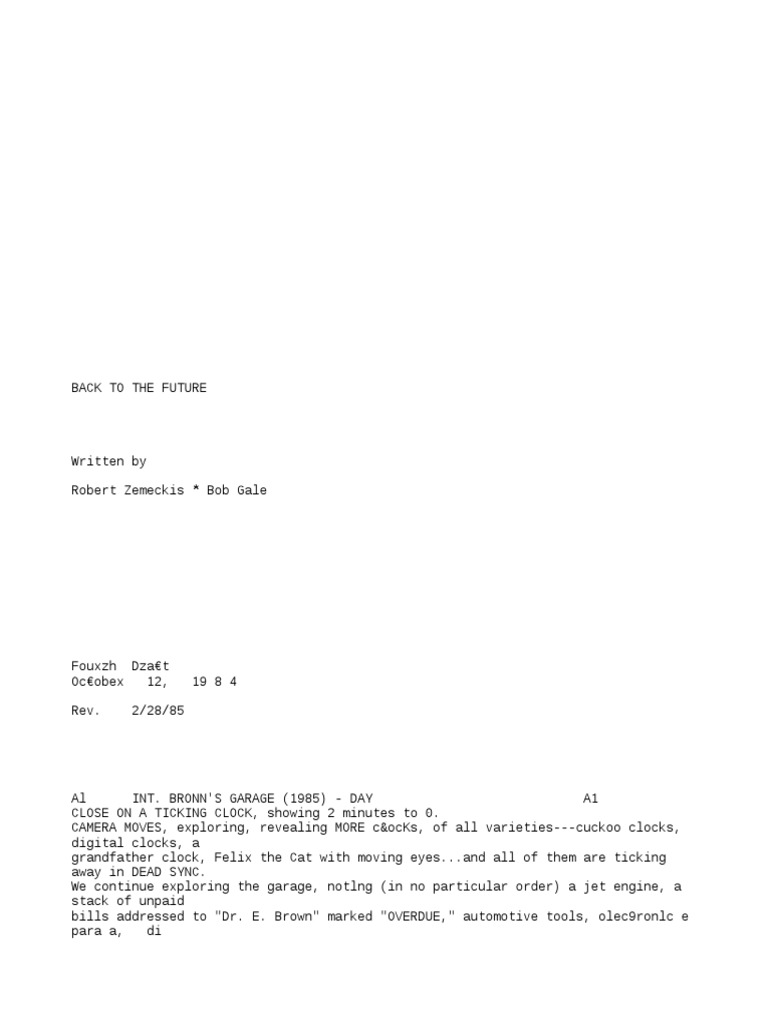Back To The Future | PDF | Art