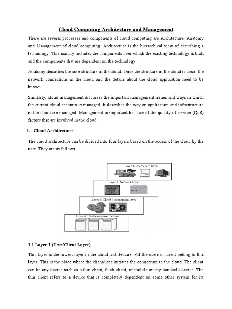 Cloud Computing Architecture and Management | PDF | Cloud Computing | Service Level Agreement