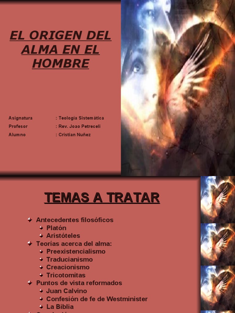 El Origen Del Alma en El Hombre | Platón | Alma