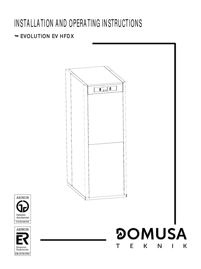 Domusa | PDF | Water Heating | Thermostat