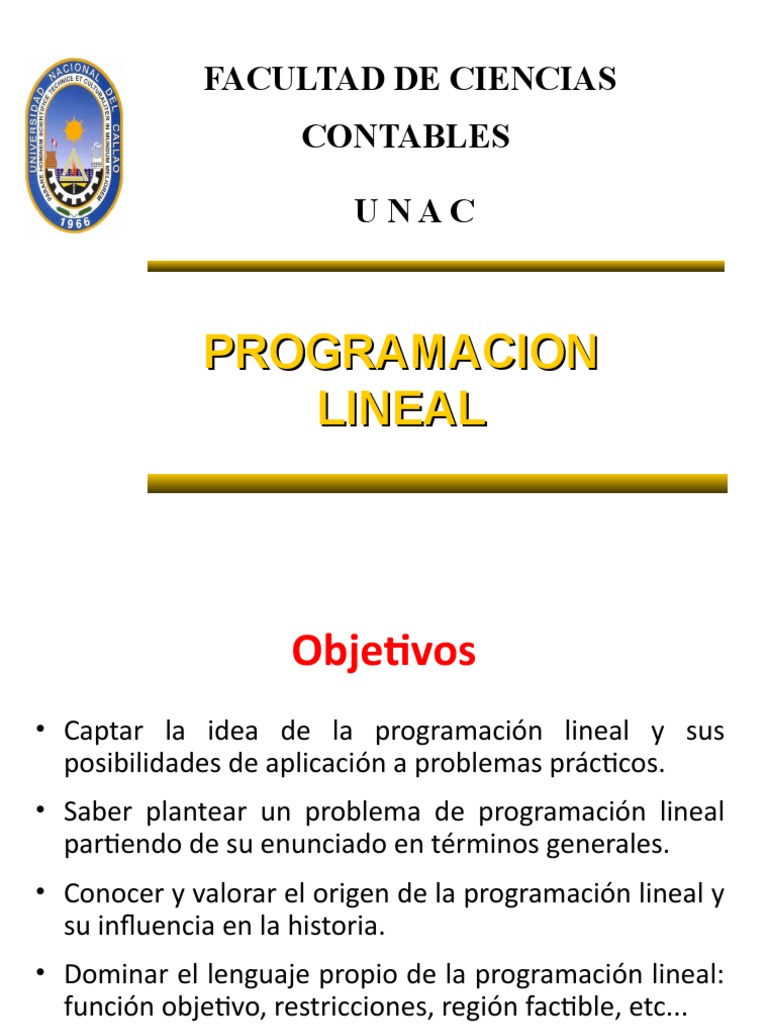Programacion Lineal | PDF | Programación lineal | Matemáticas