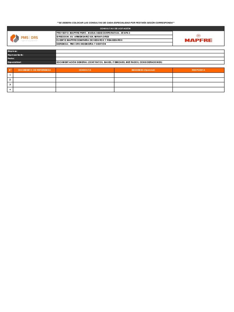 MAPFRE - Formato 25 | PDF