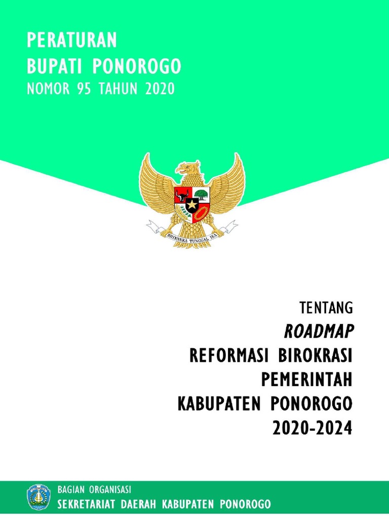 Roadmap Reformasi Birokrasi 2020-2024 | PDF