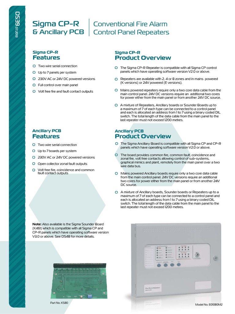 Sigma CP-R: Conventional Fire Alarm Control Panel Repeaters & Ancillary ...