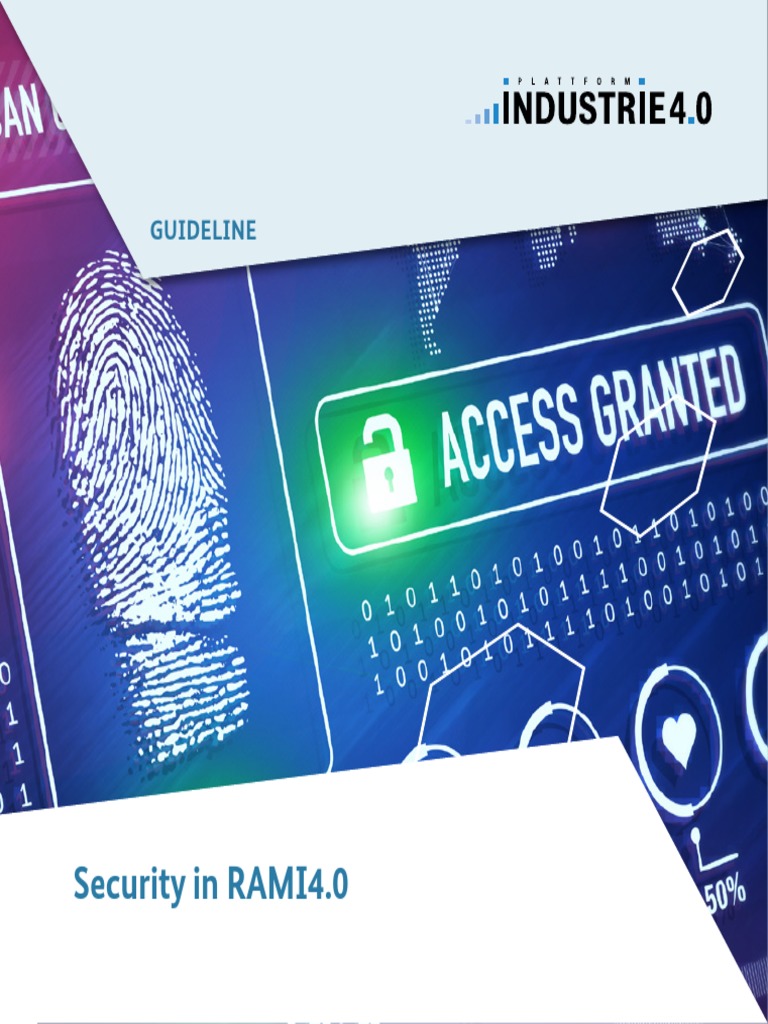 Security in RAMI4.0: Guideline | PDF | Risk Management | System