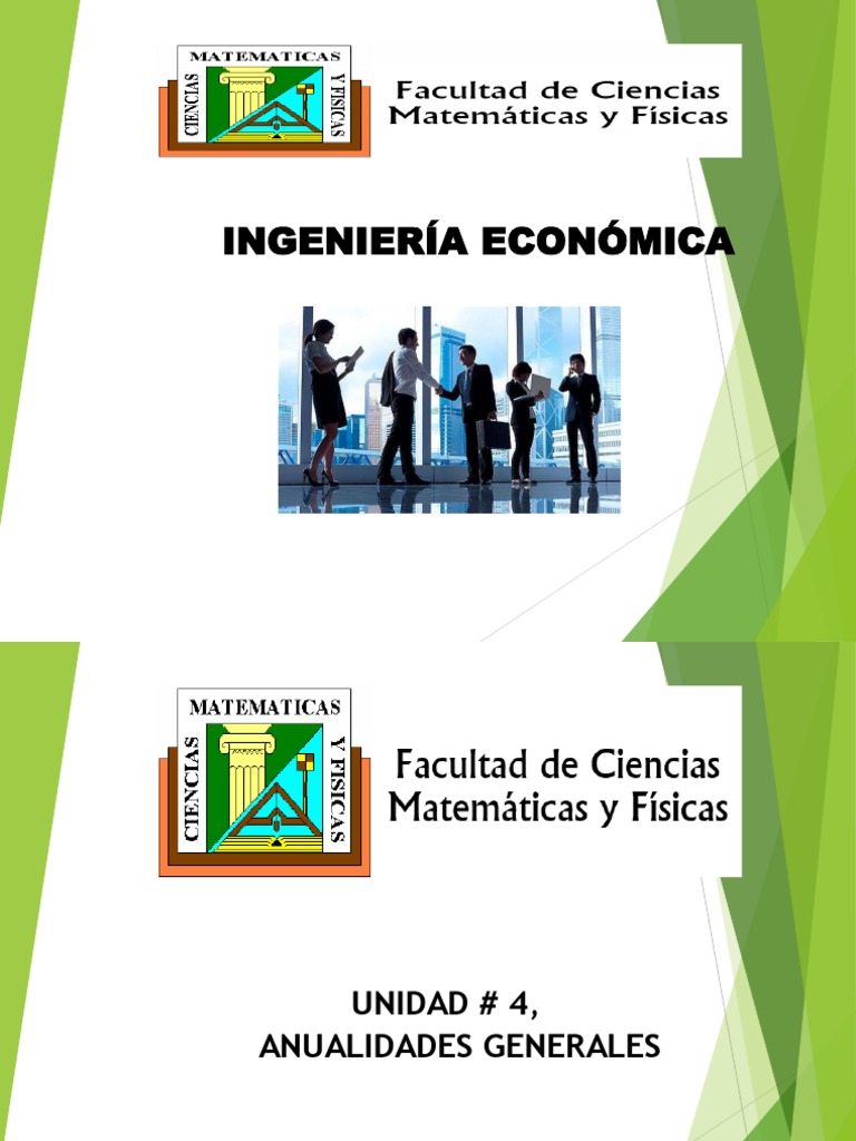 Unidad 4 Anualidades Generales | PDF | Mercado (economía) | Bancos