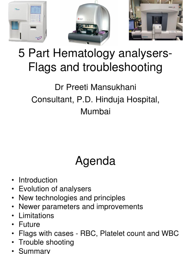 DR Preeti Mansukhani - CBC 5 Parts - 2017 | PDF | Anemia | Blood