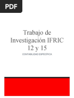 Ifric 12 | PDF | normas internacionales de INFORMACION FINANCIERA | Activo intangible