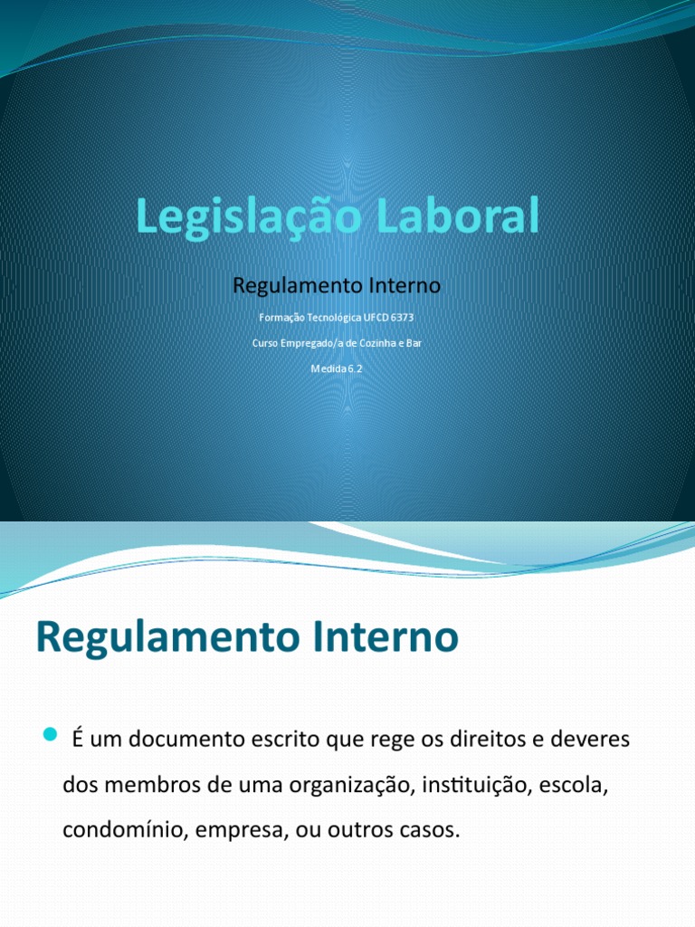 Regulamento Interno | PDF