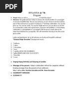 7th Birthday Program | PDF | Birthdays | Psychological Concepts